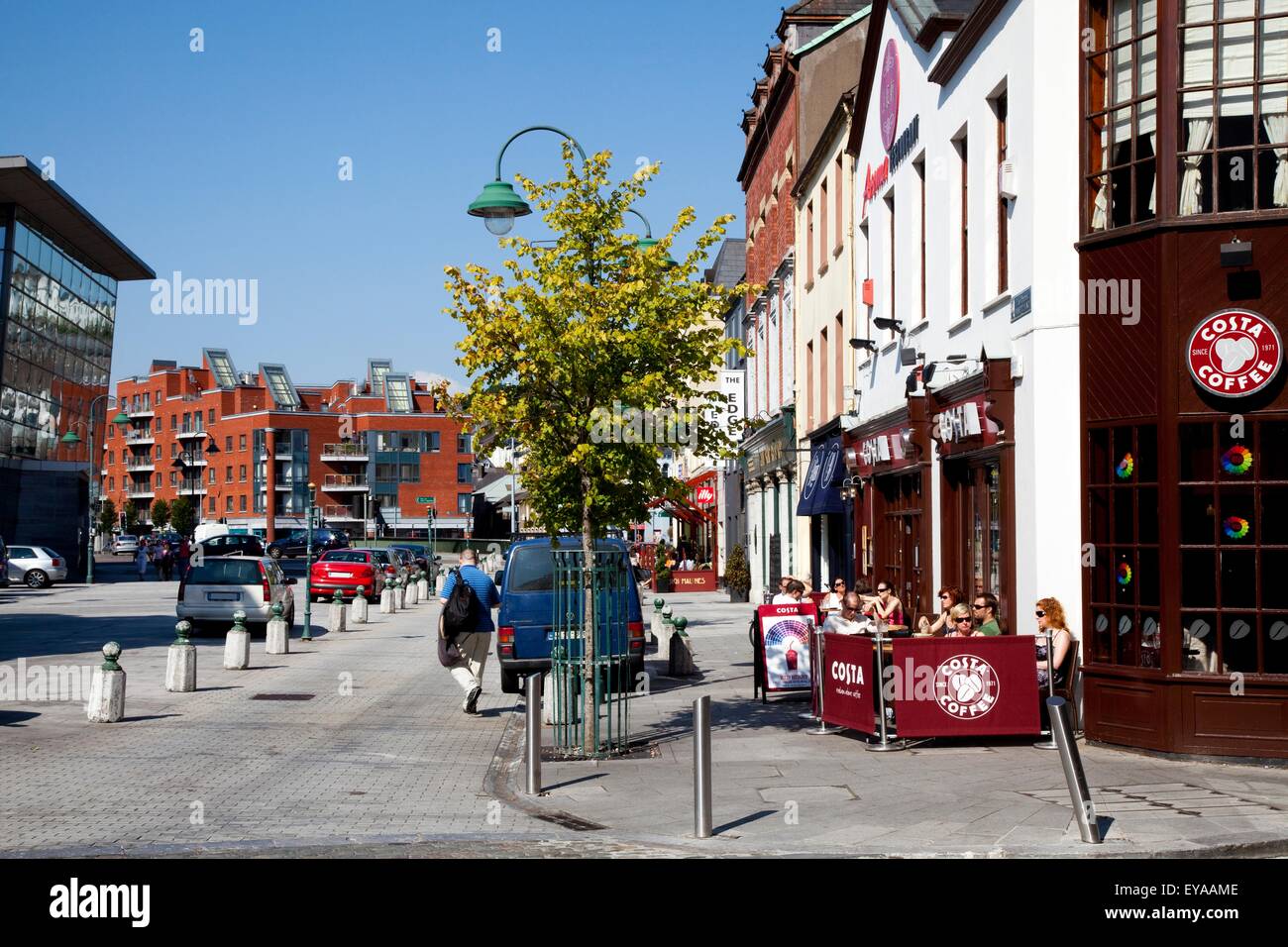 A City Street; Cork City, County Cork, Ireland Stock Photo - Alamy