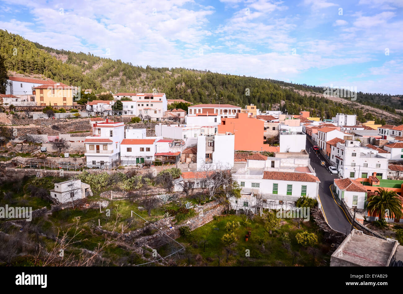 Village of Vilaflor Stock Photo - Alamy