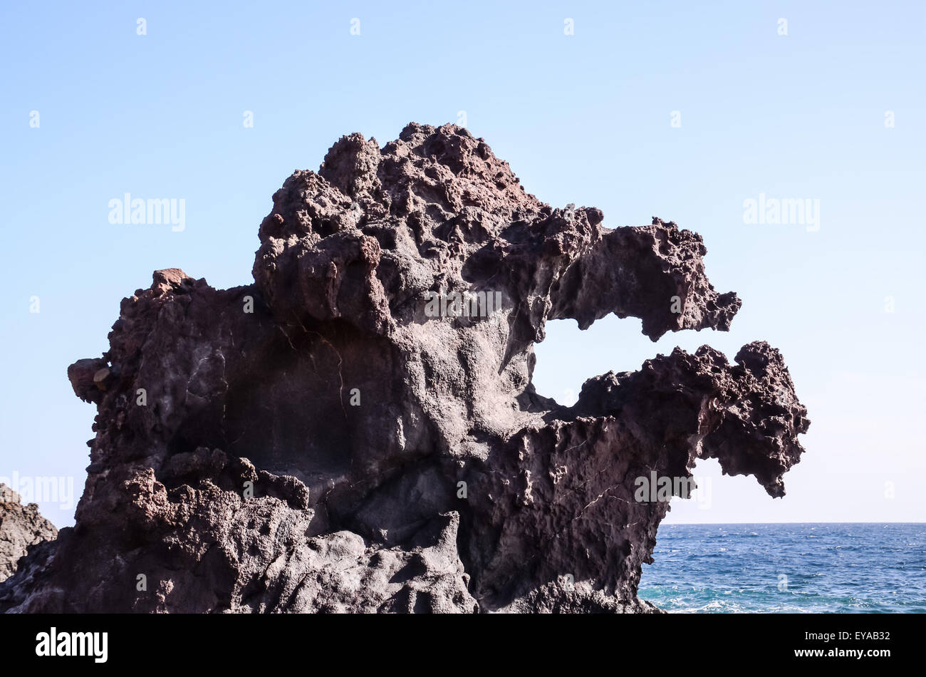 Basaltic Lava Formation Stock Photo - Alamy