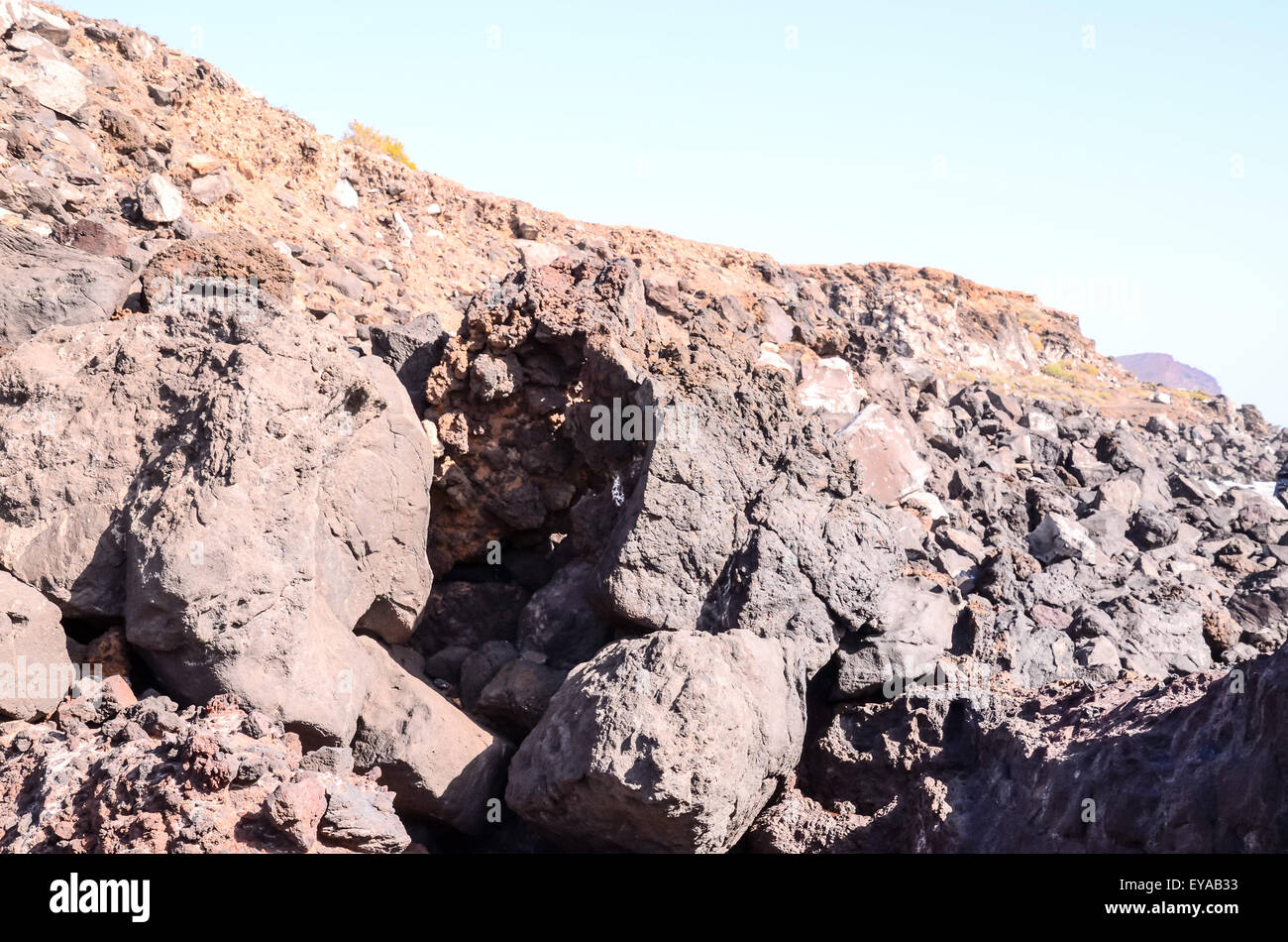 Basaltic Lava Formation Stock Photo - Alamy