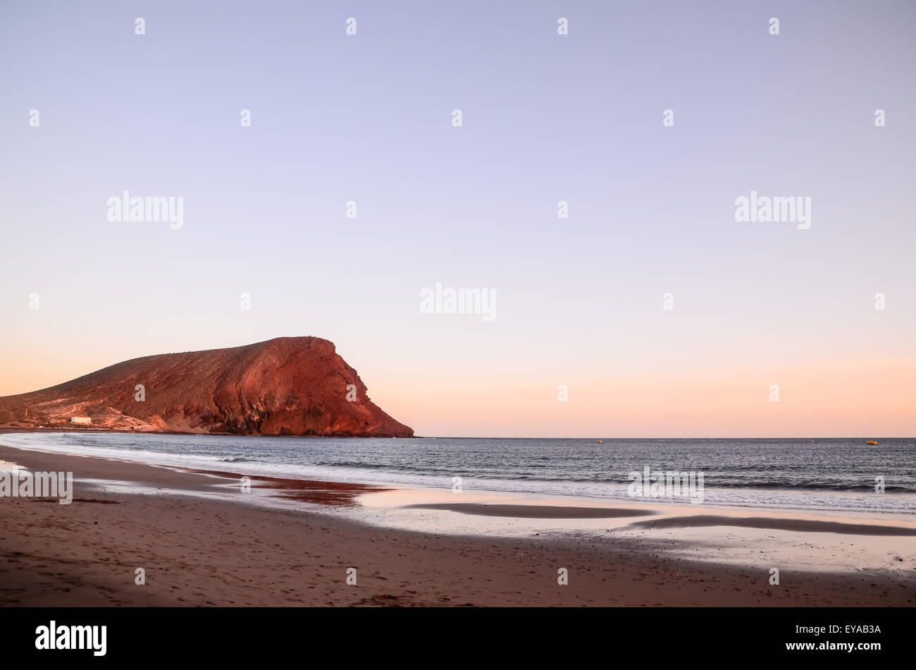 Sunset on the Atlantic Ocean Stock Photo - Alamy