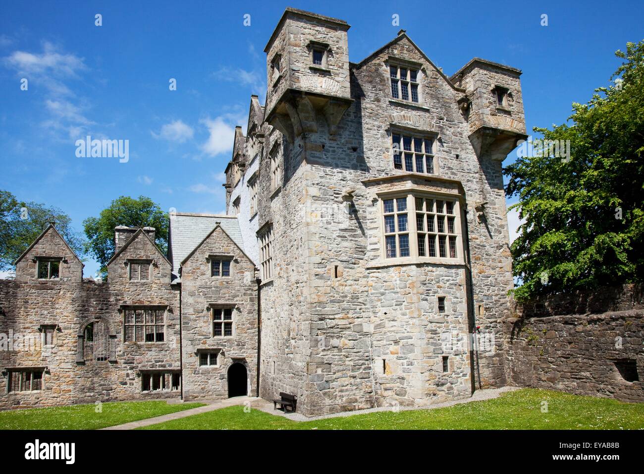 Historic Donegal Castle; Donegal Town, County Donegal, Ireland Stock ...