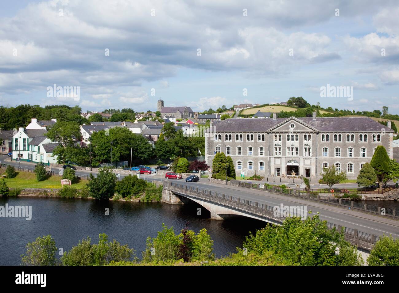 The Belleek Pottery Building; Belleek, County Fermanagh, Ireland Stock ...