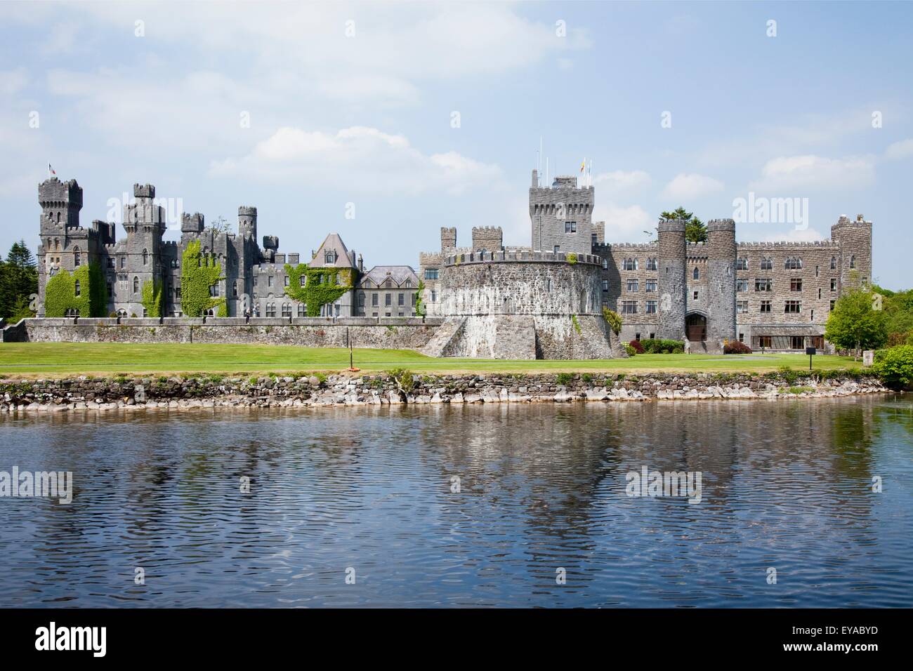Exterior Of 13Th Century Ashford Castle; Cong, County Mayo, Ireland ...