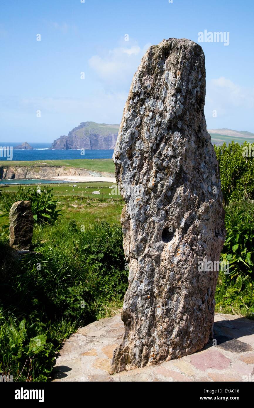 Rock Monument; Dunquin, County Kerry, Ireland Stock Photo - Alamy