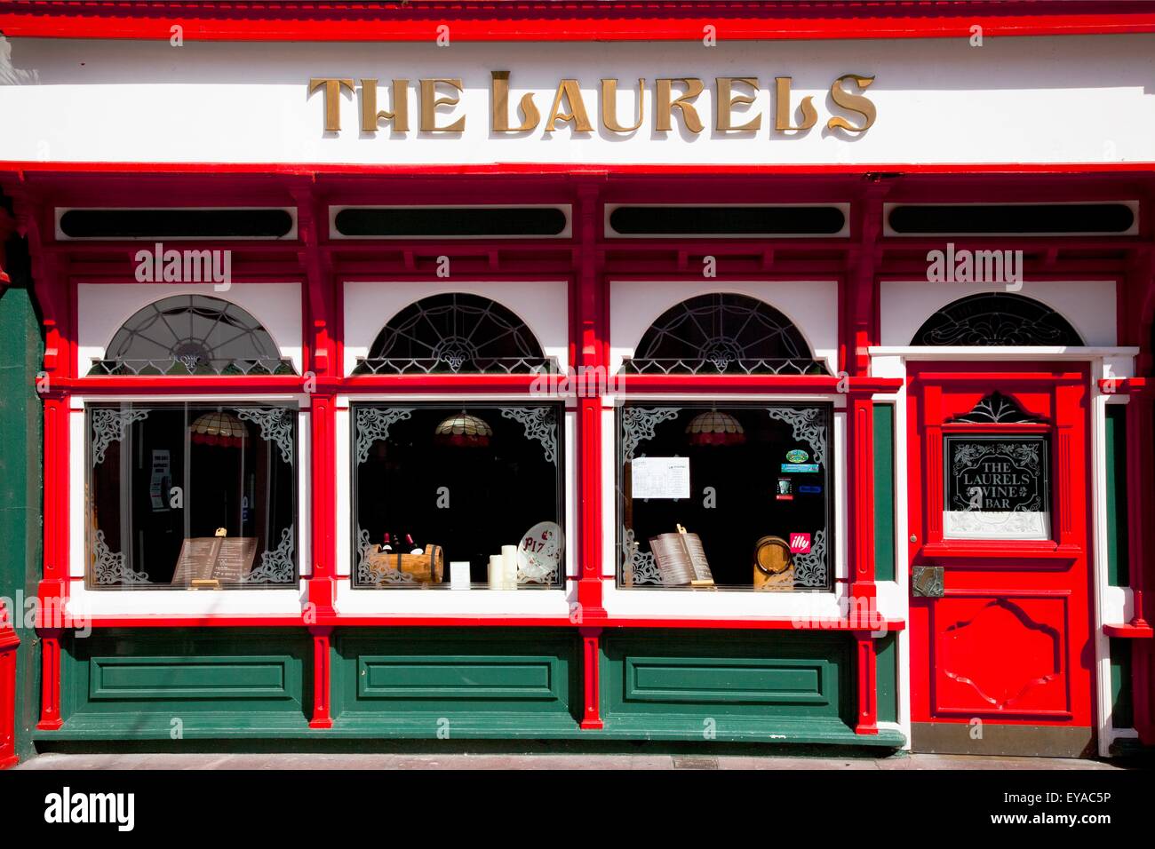 Exterior Of Traditional Irish Pub; Killarney, County Kerry, Ireland ...