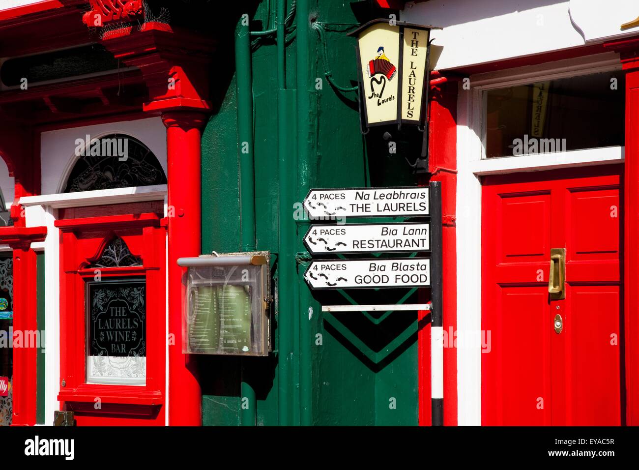 Exterior Of Traditional Irish Pub; Killarney, County Kerry, Ireland ...