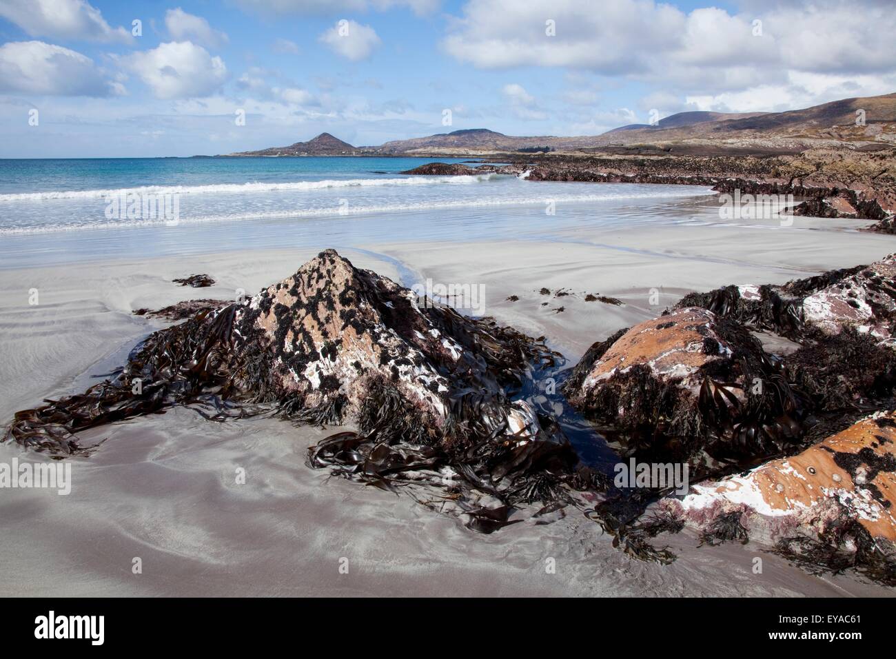 Rocky Irish Coast; White Strand, County Kerry, Ireland Stock Photo - Alamy