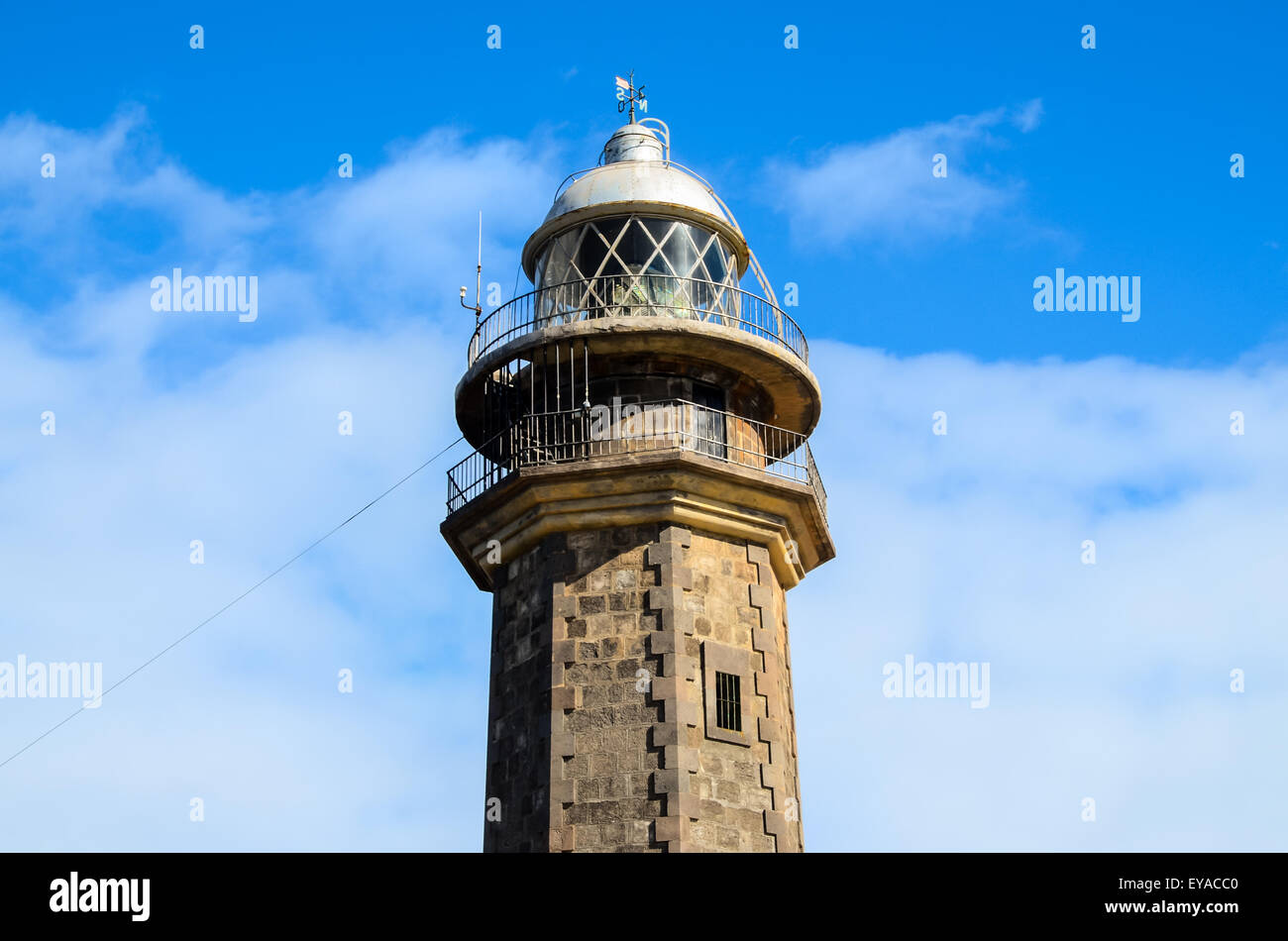 Lighthouse Faro de Orchilla Stock Photo - Alamy