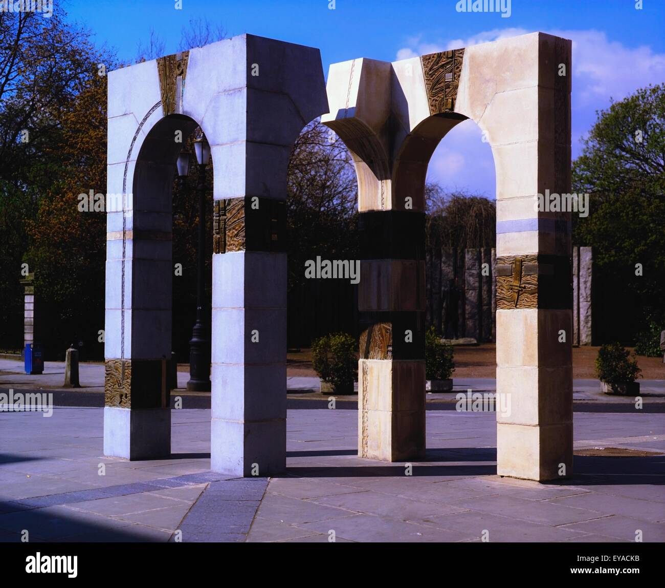 Arch Sculptures, Dublin, Co Dublin, Ireland Stock Photo - Alamy