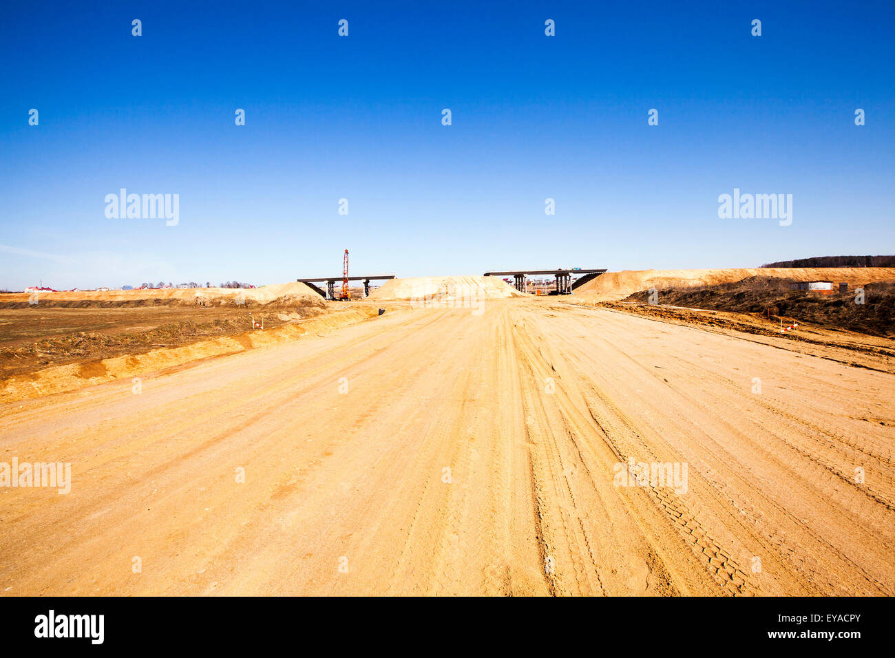 Autobahn construction site hi-res stock photography and images - Alamy