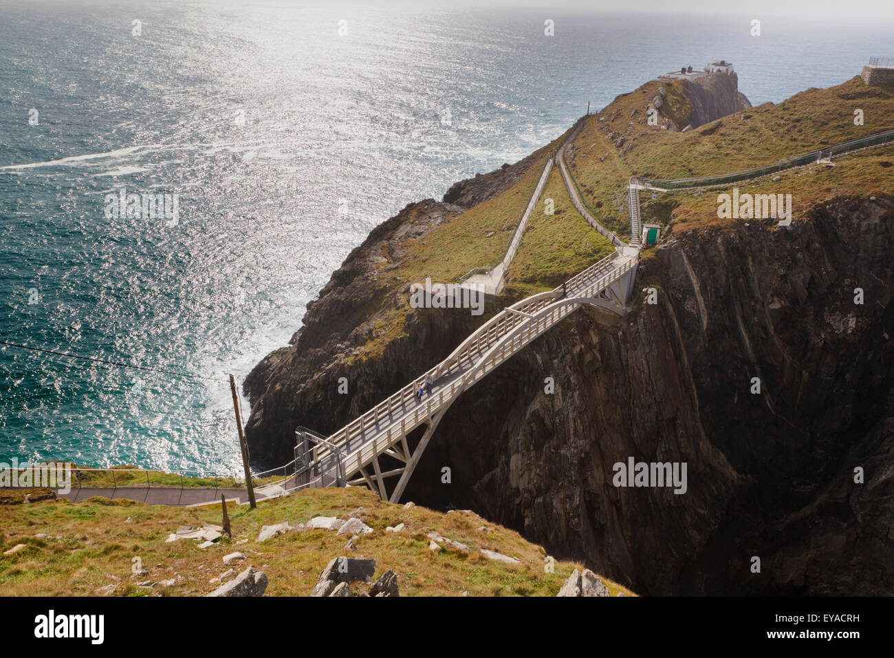 Bridge To Mizen Head Signal Station; Mizen Head, County Cork, Republic ...