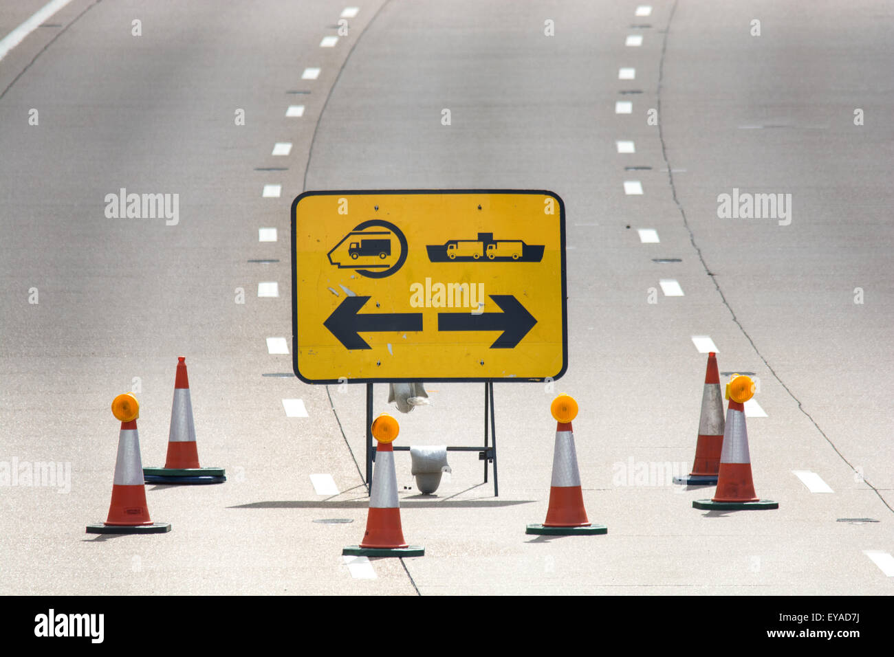 Operation Stack M20 motorway Kent UK Stock Photo - Alamy