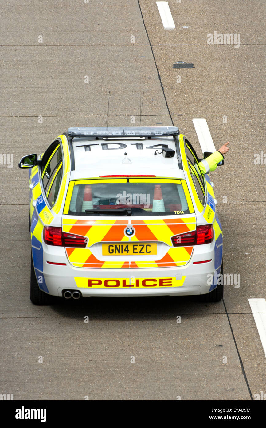 Operation Stack M20 Motorway Kent England UK Stock Photo - Alamy