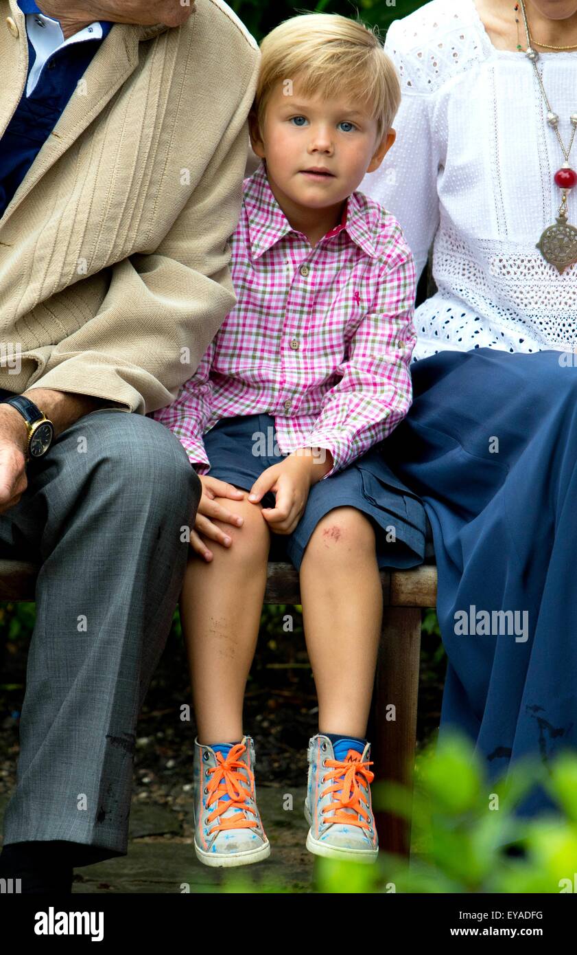 Gråsten, 25-07-2015 Prince Vincent of Denmark at the yearly ...