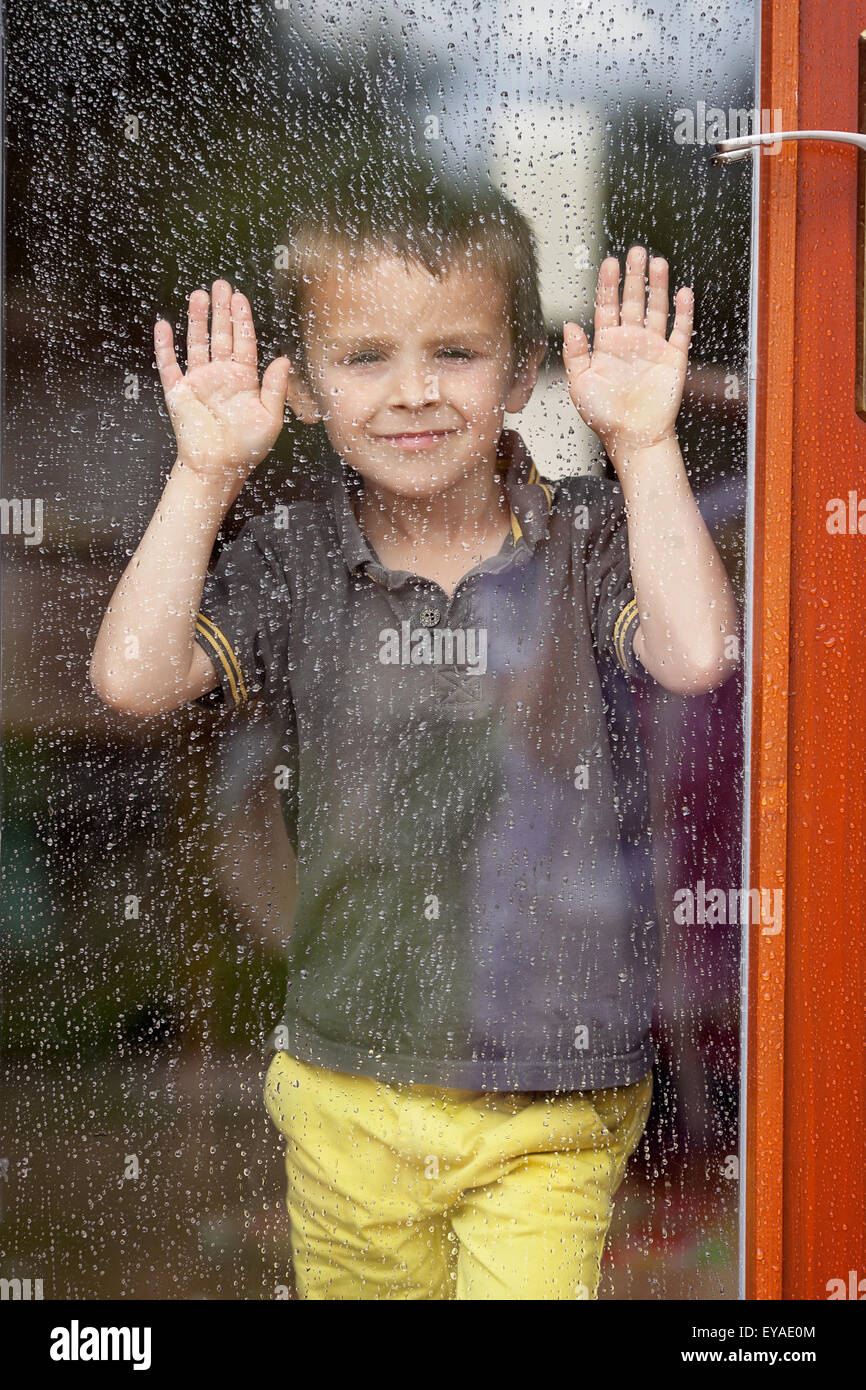 Very Sad Boy In Rain