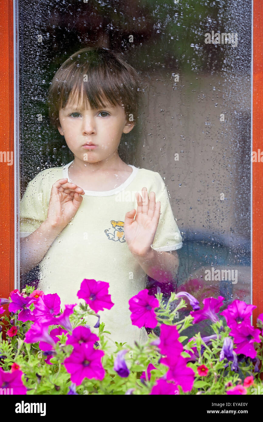 Sad Boy And Girl In Rain