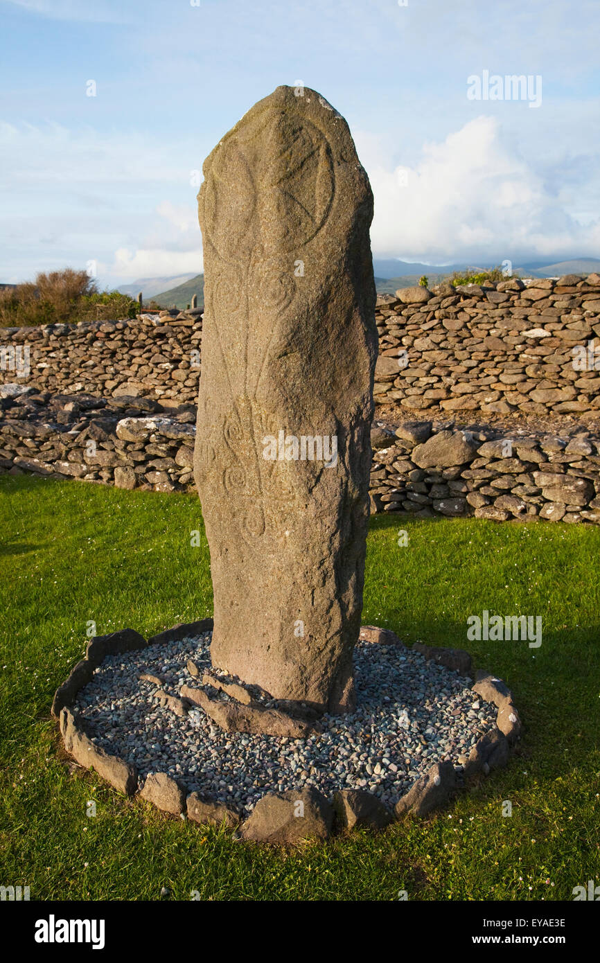 A Standing Stone At Reask Near Ballyferriter On The Dingle Peninsula ...