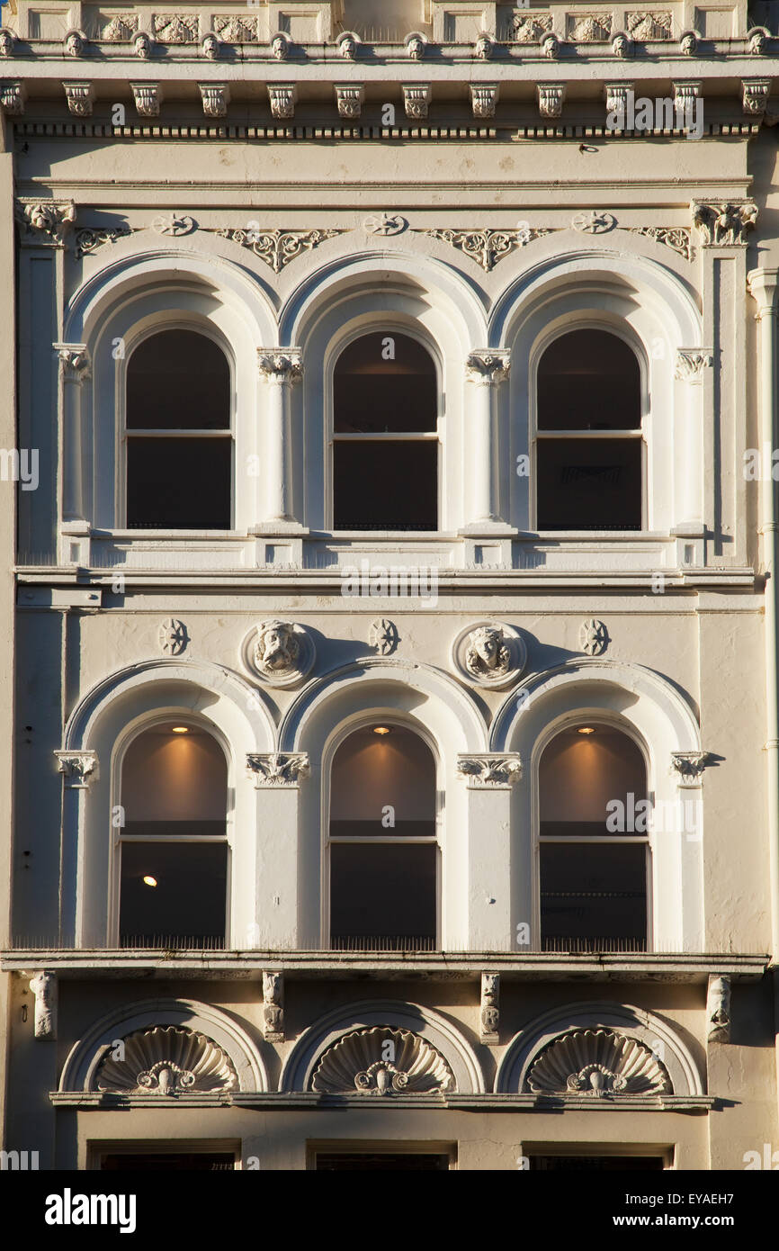 Ornate Facade Of A Building; Cork City, County Cork, Ireland Stock ...