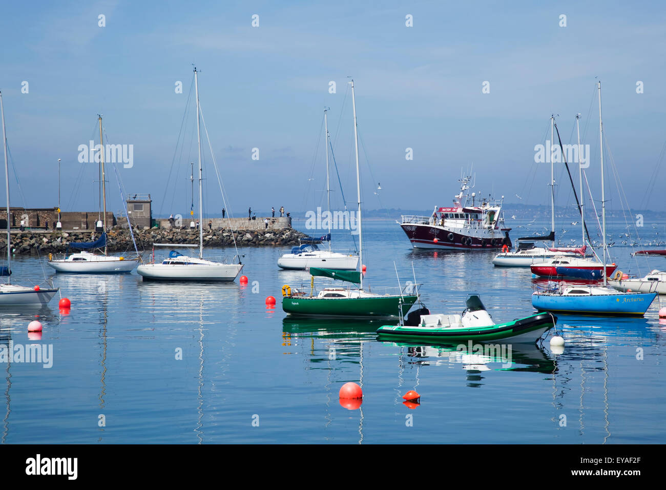 Howth harbour;Howth county dublin ireland Stock Photo - Alamy