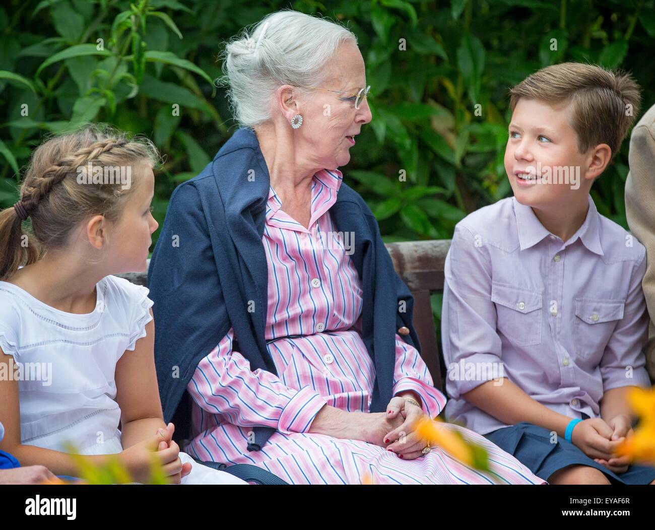 Danish Queen Margarethe, Prince Henrik, Crown Prince Frederik, Crown ...