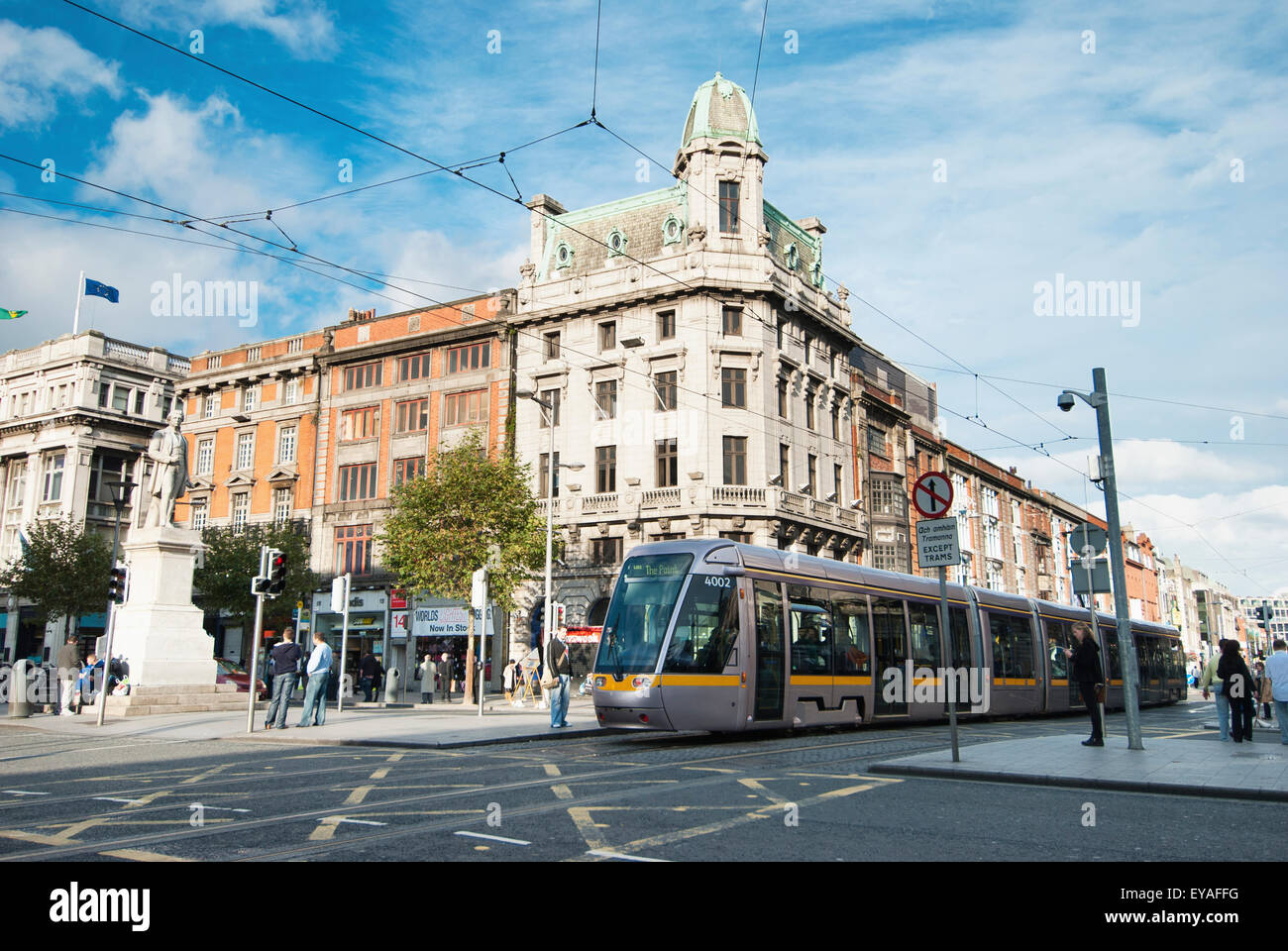 Dublin tram hi-res stock photography and images - Alamy