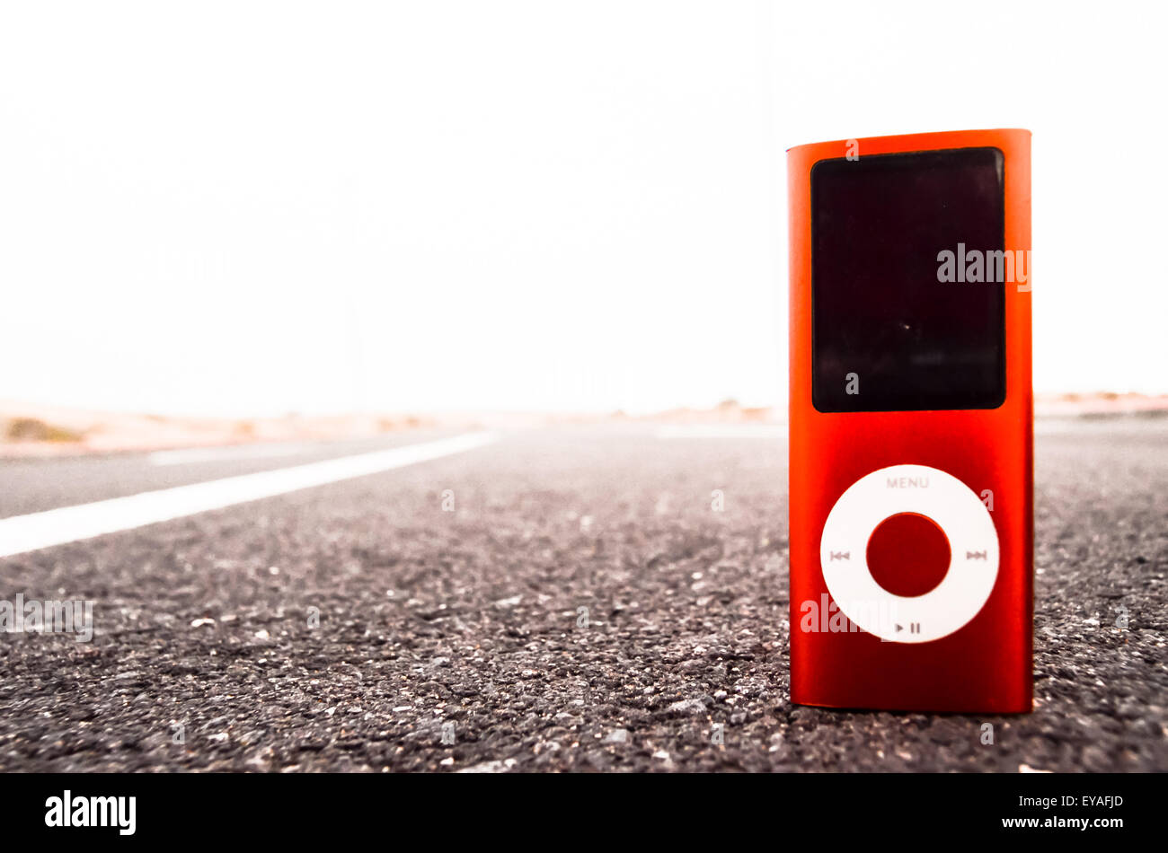 Vintage MP3 Music Player Stock Photo - Alamy