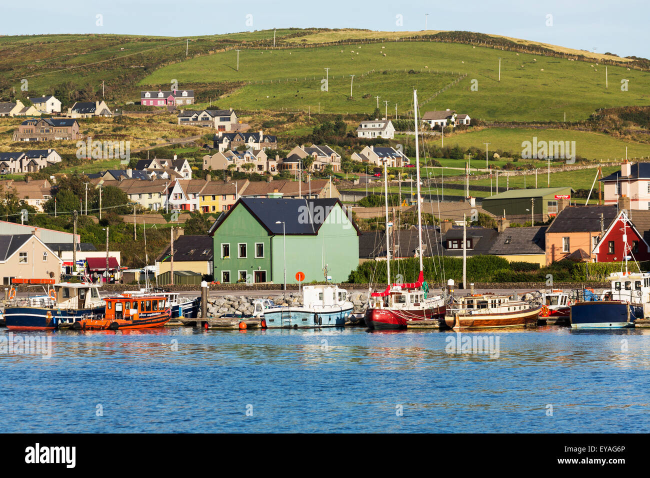 Irish hillside town hi-res stock photography and images - Alamy