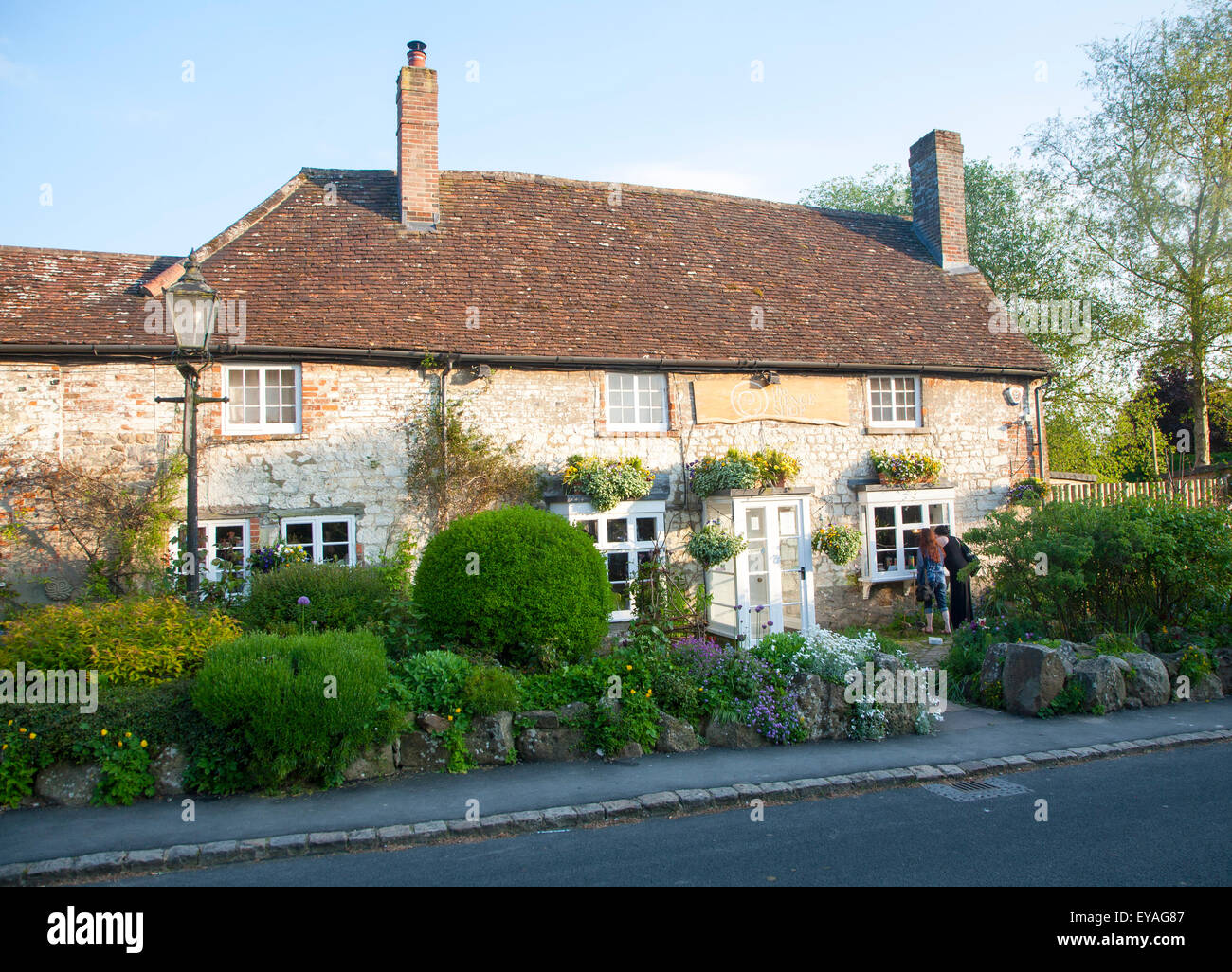 Tourist shop historic british english village southern england uk ...