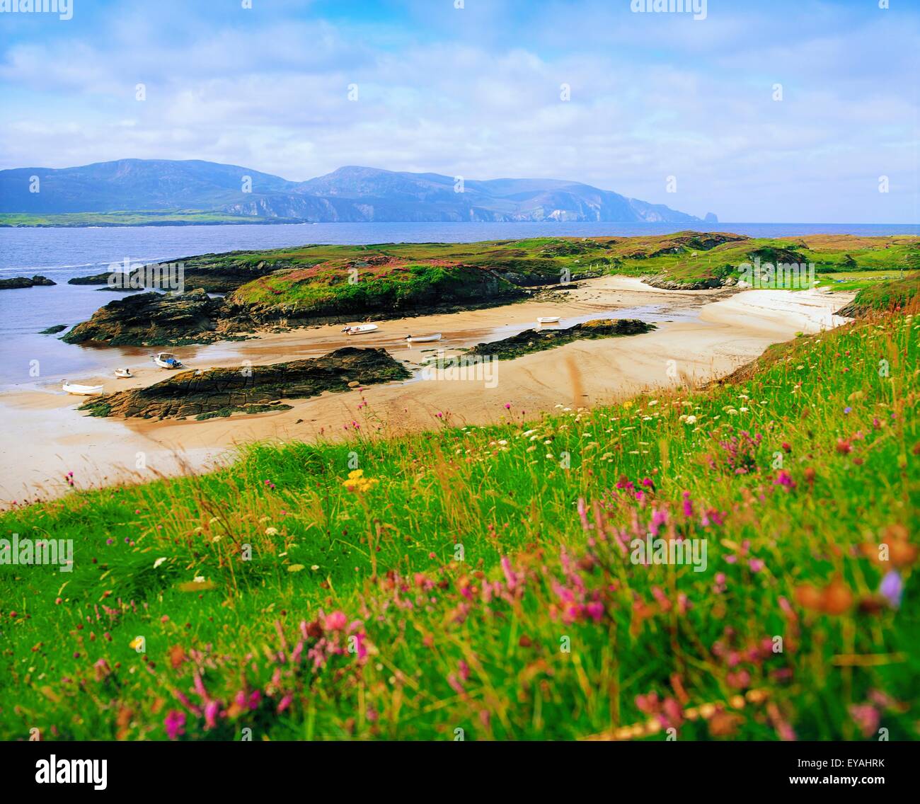 Rosbeg, Co Donegal, Ireland; Atlantic Coastline Stock Photo - Alamy