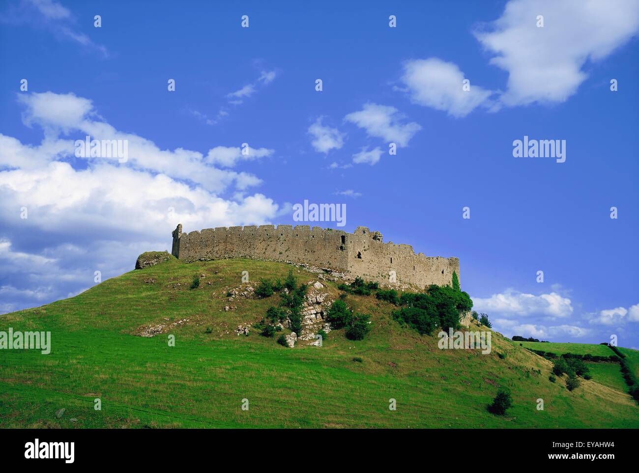 Castle Roche, Co Louth, Ireland; 13Th Century Norman Castle Stock Photo ...