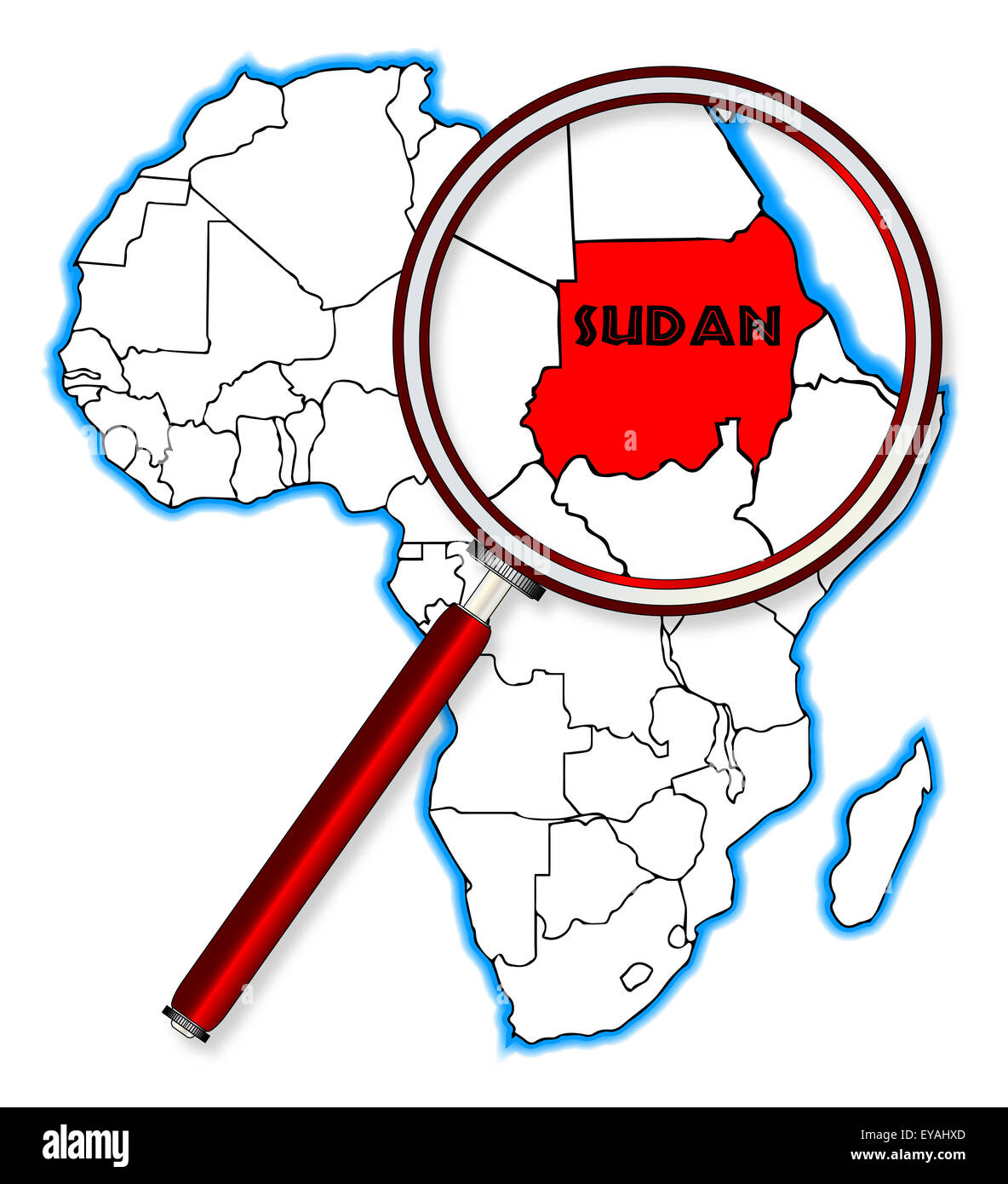 Sudan On Africa Map South Sudan Map Africa | South Sudan Map On Africa