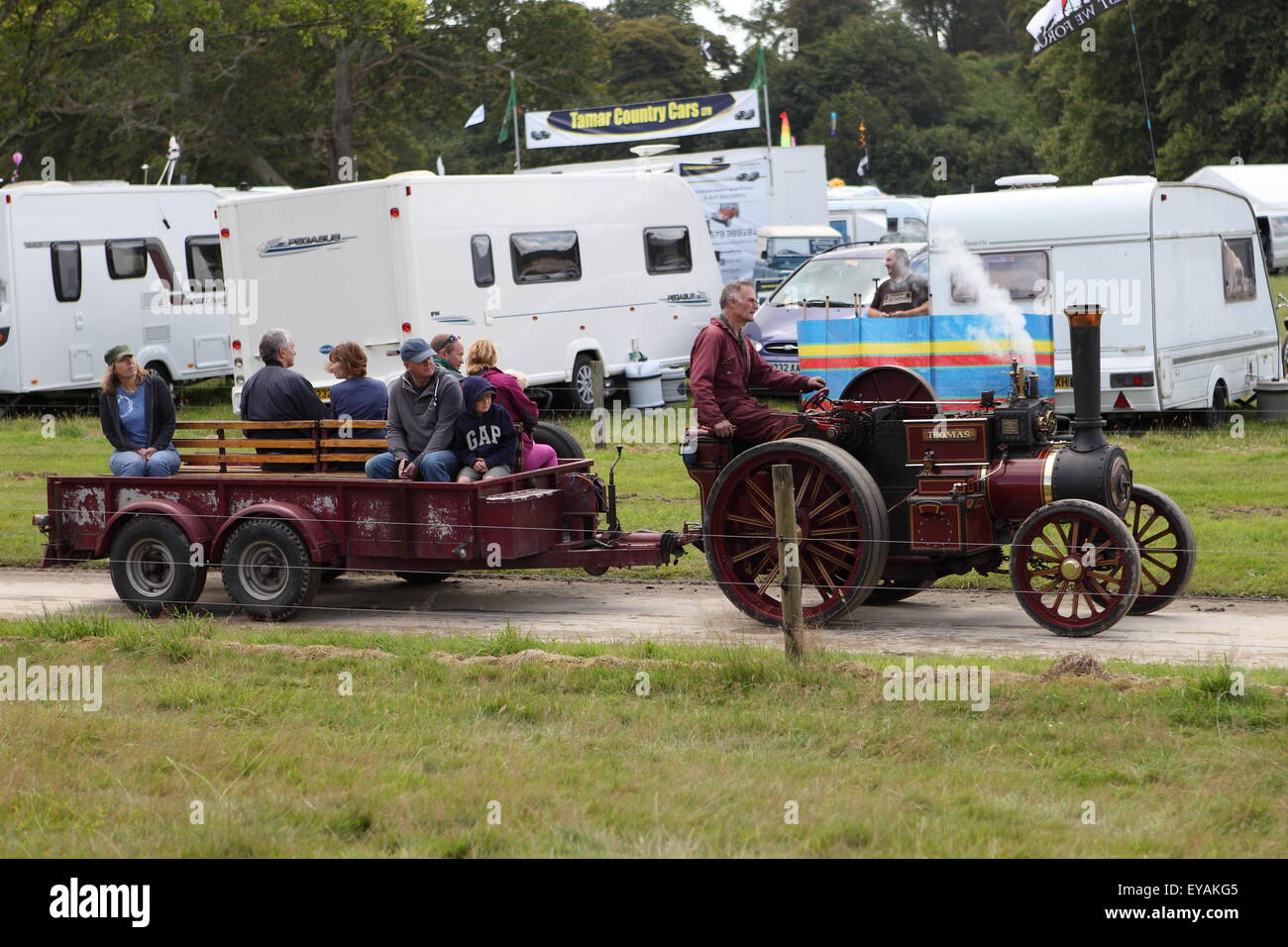 Boconnoc Estate Near Lostwithiel, Cornwall, July 25, 2015. The Boconnoc ...