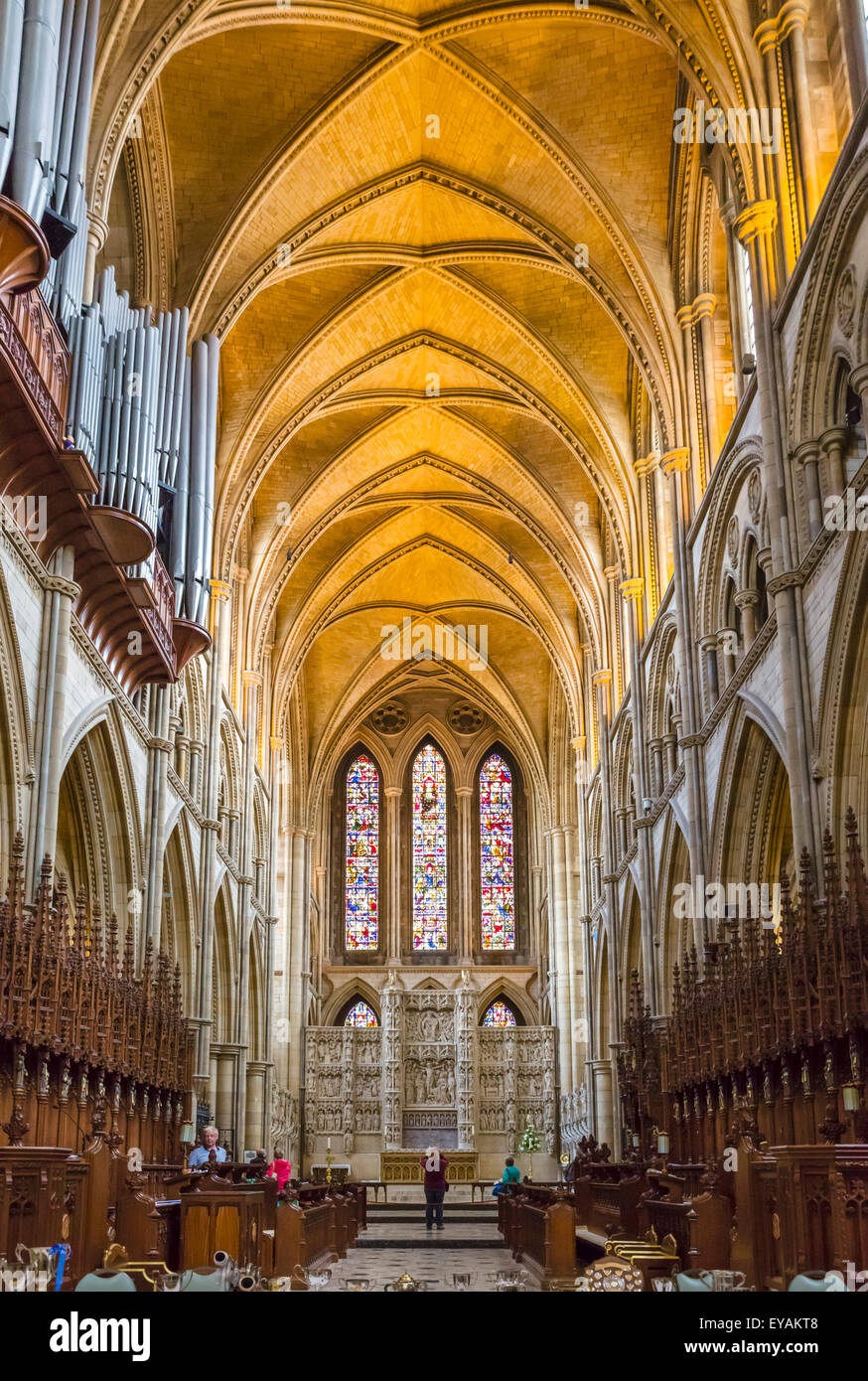 The Choir in the Cathedral of the Blessed Virgin Mary viewed from High ...