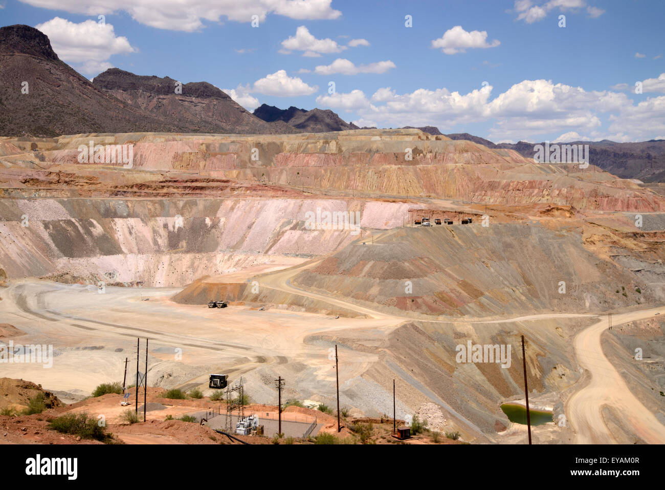 Open Pit Copper Mines Arizona