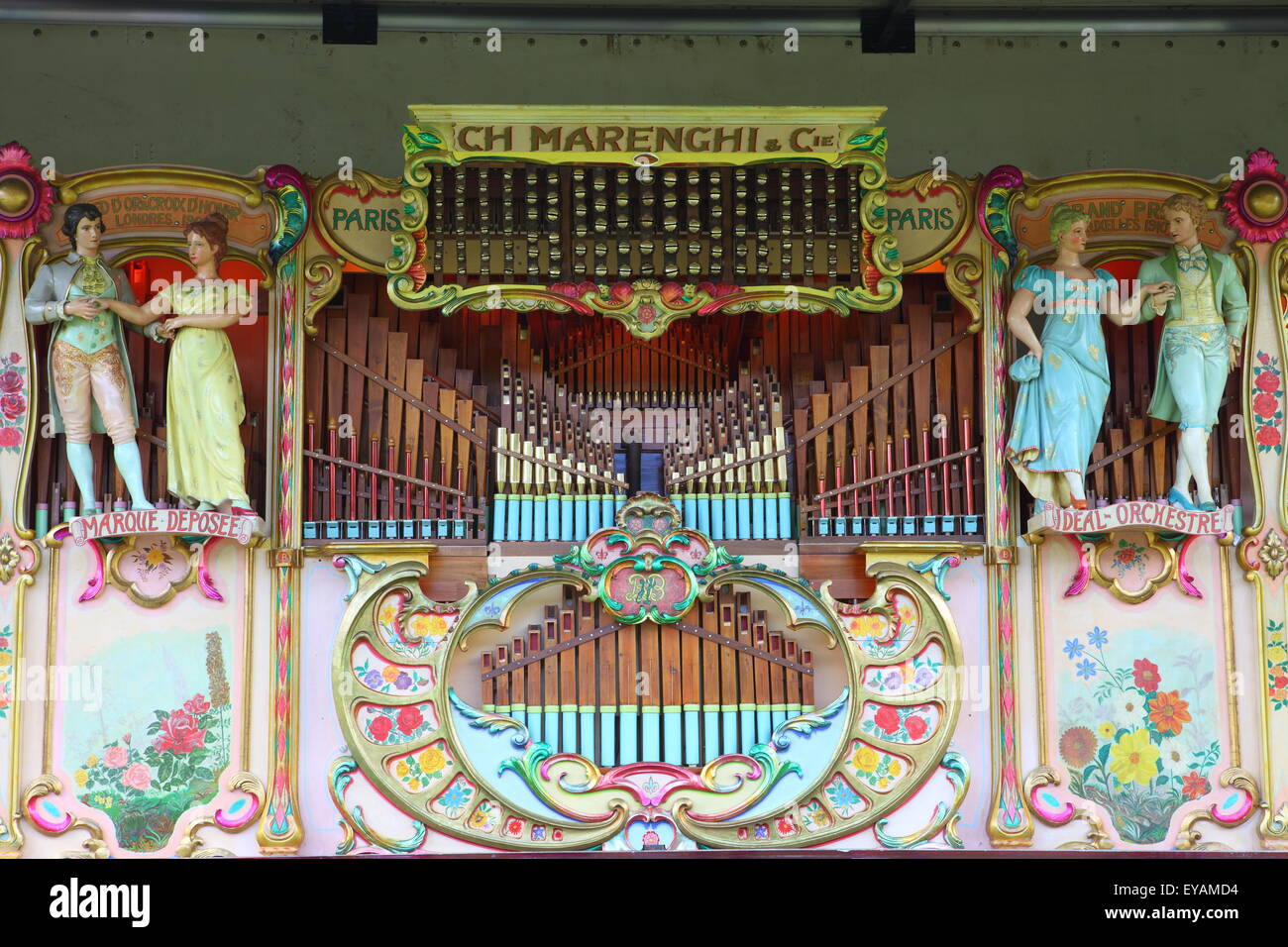 Fairground fair steam organ hi-res stock photography and images - Alamy