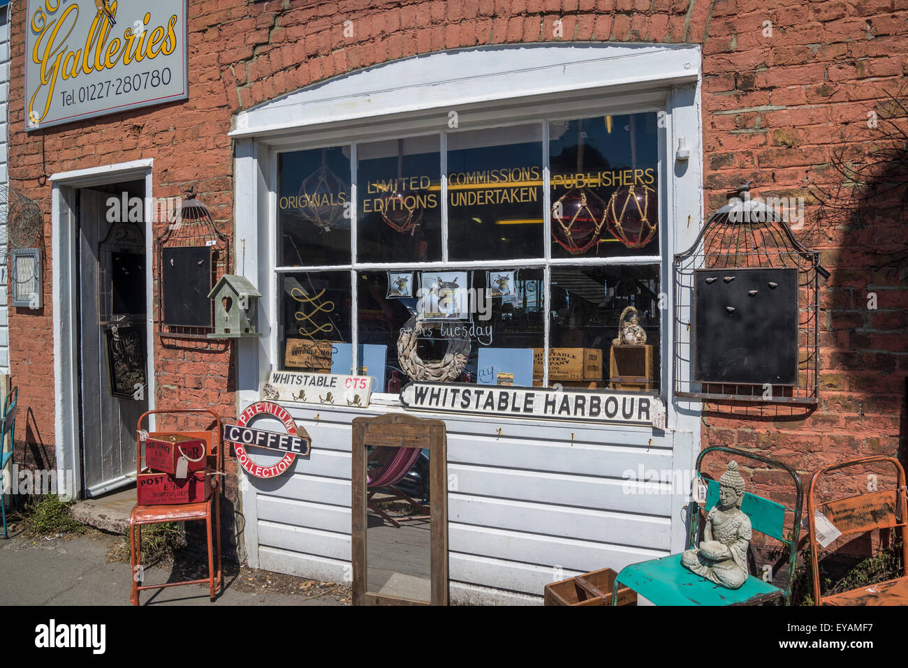 Antiques shop Goldfinch Galleries, Sea Street, Whitstable, Kent ...