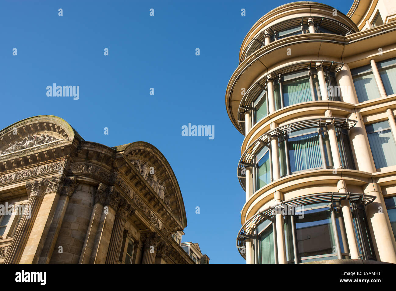 contrasting architectural styles Stock Photo - Alamy