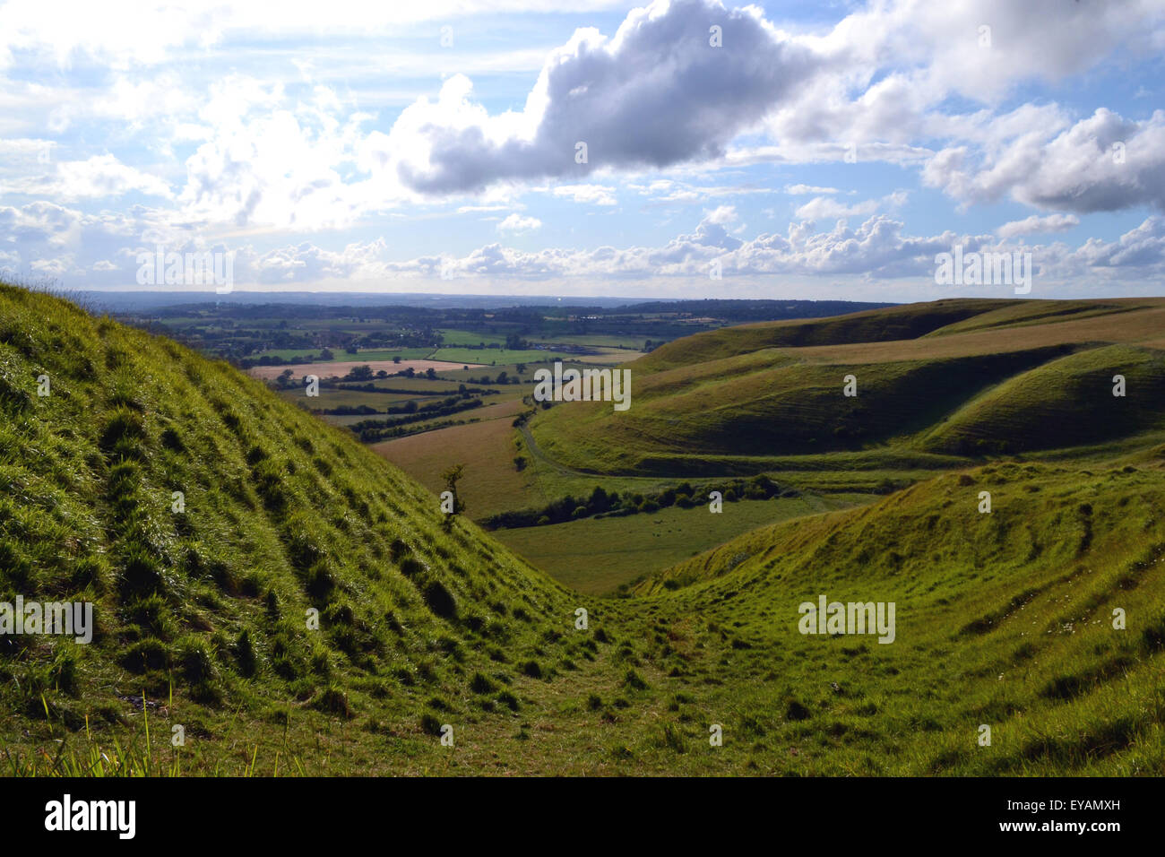 The view from Roundway Hill, Wiltshire Stock Photo - Alamy