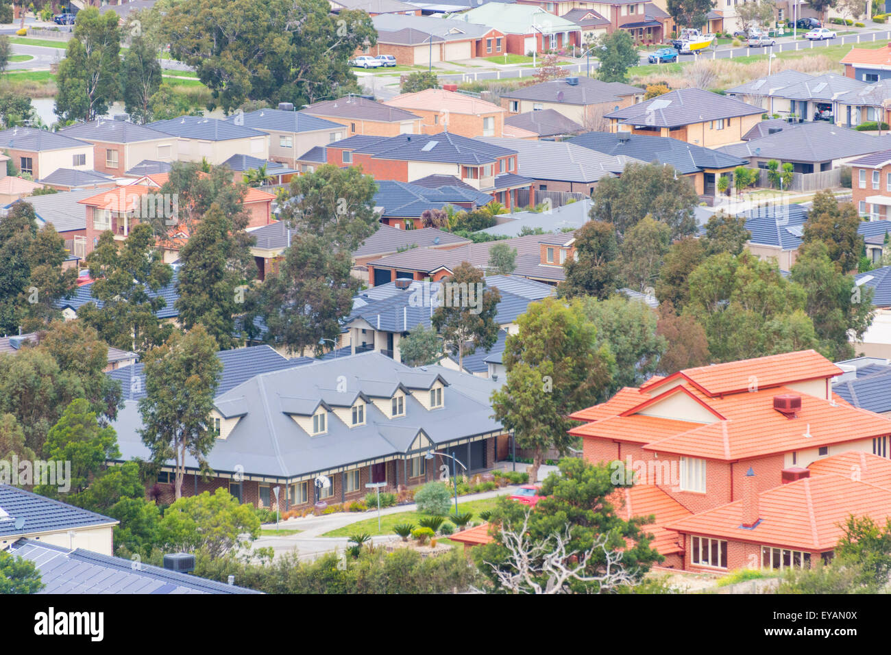 Suburb Melbourne South Morang new development of property and building ...