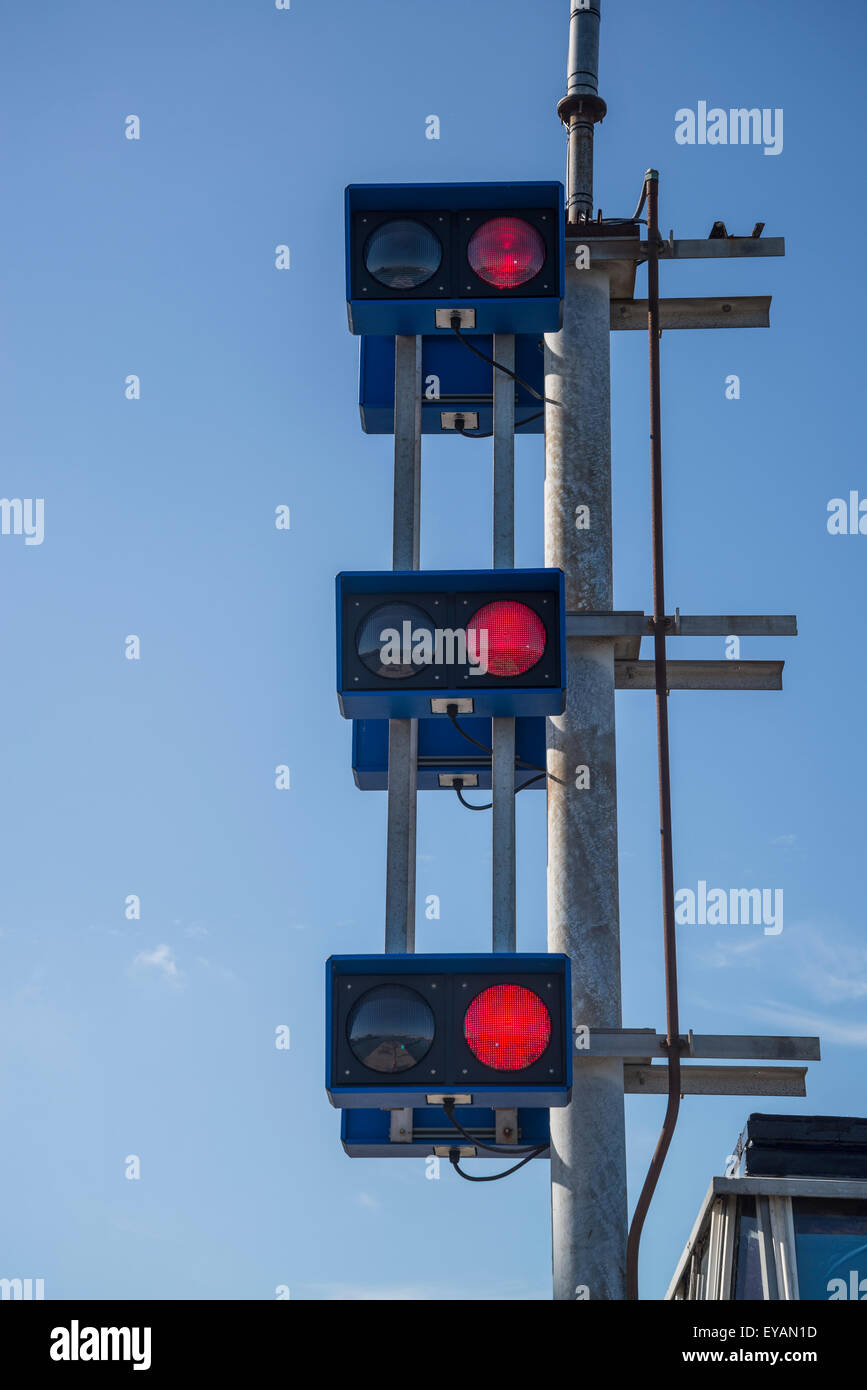 Royal harbour signaling lights hi-res stock photography and images - Alamy