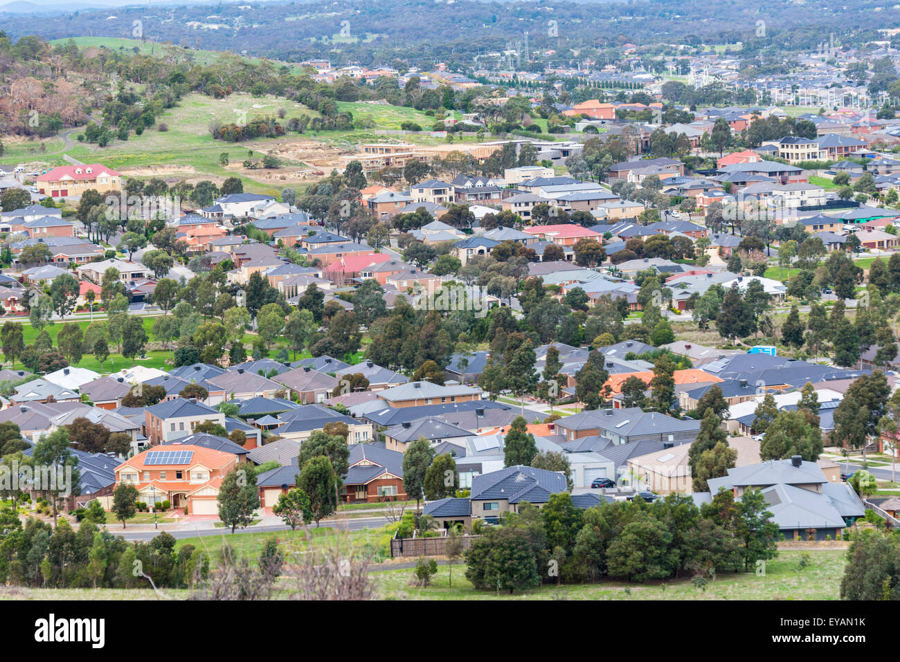 Melbourne suburban sprawl hi-res stock photography and images - Alamy