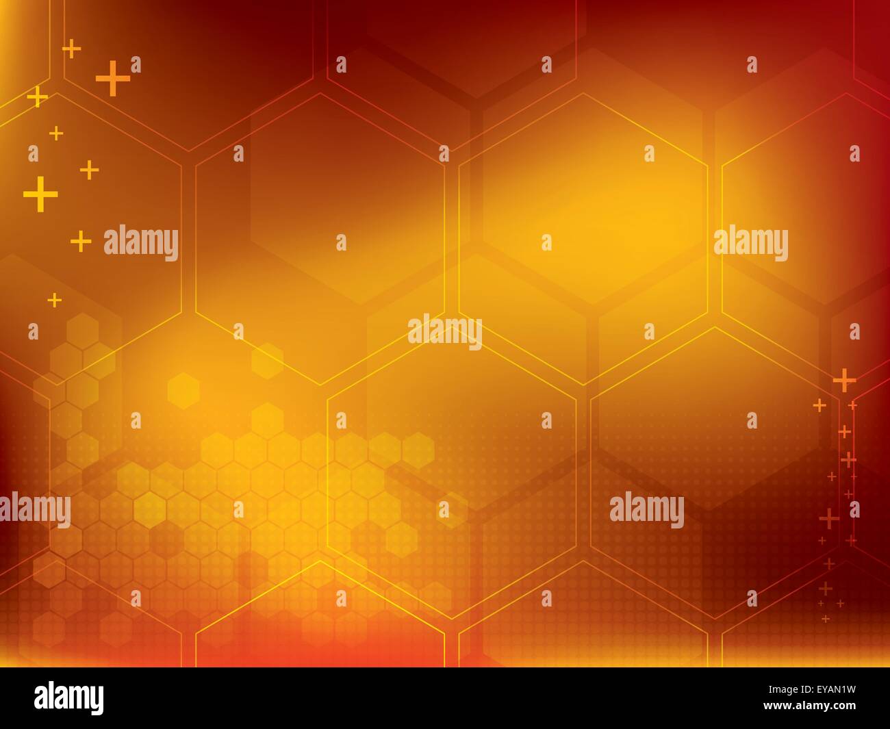 vector illustration abstract yellow background technology Stock Vector ...