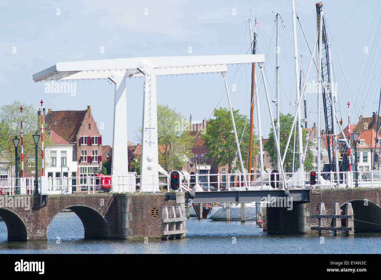 Traditional Dutch road bridge Holland, Enkhuizen Stock Photo - Alamy