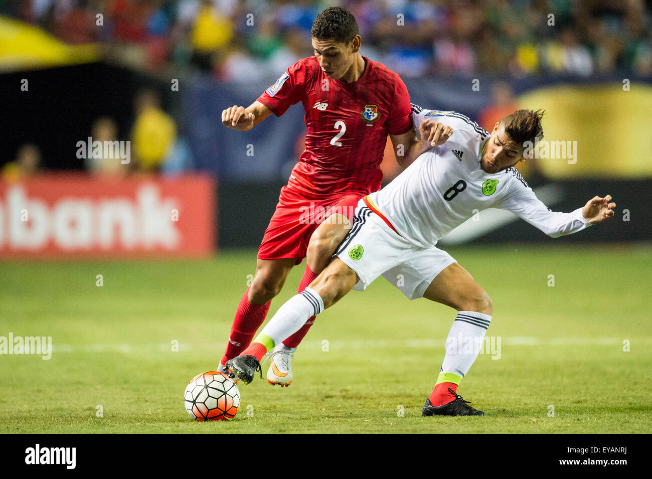 Atlanta, GA, USA. 22nd July, 2015. #2 Panama M Valentin Pimentel and #8 ...