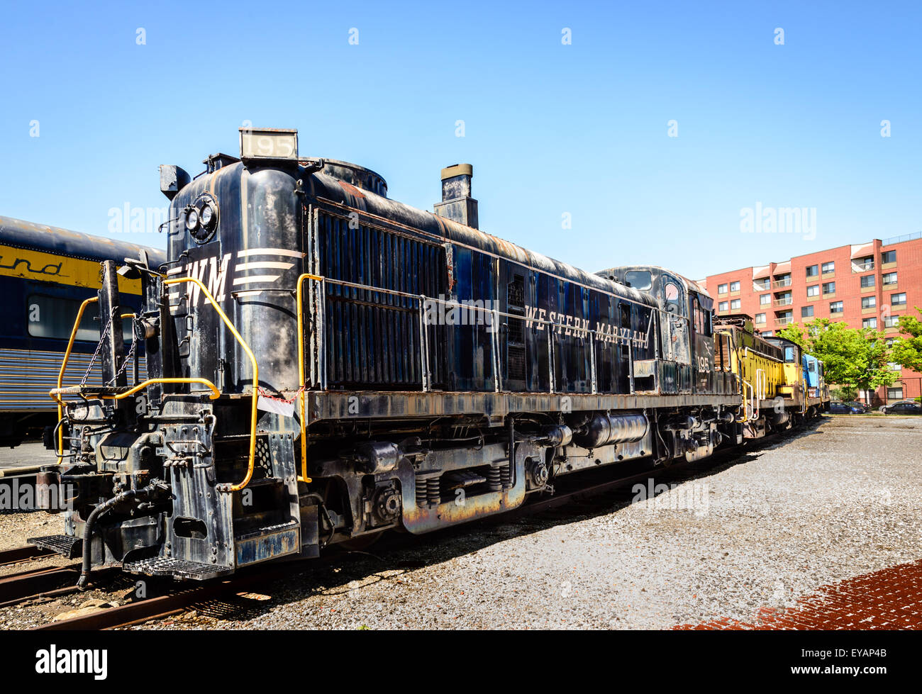 Western Maryland RS3 No 195, Baltimore & Ohio Railroad Museum, 901 West ...