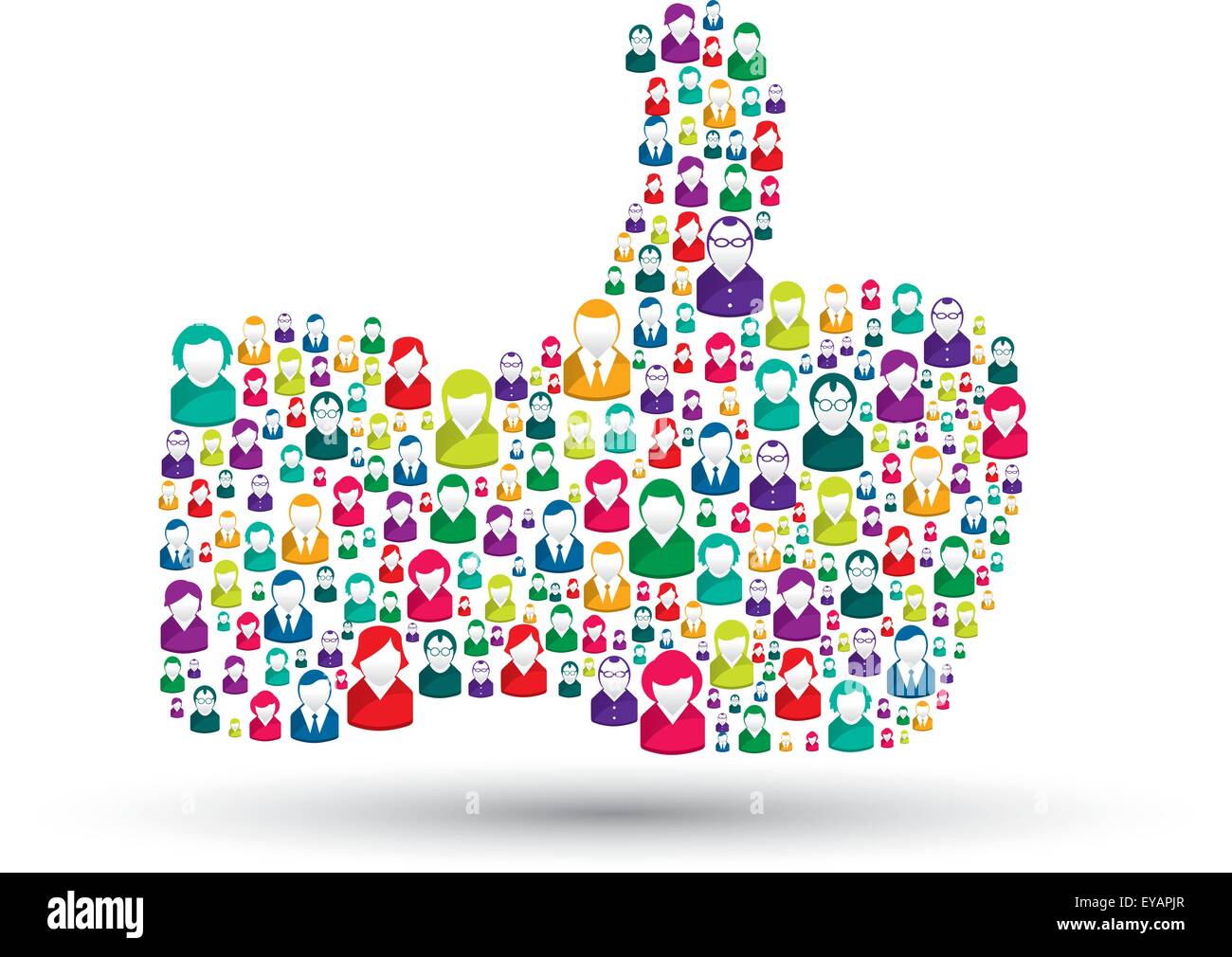 Gathering people symbol relationship hi-res stock photography and ...