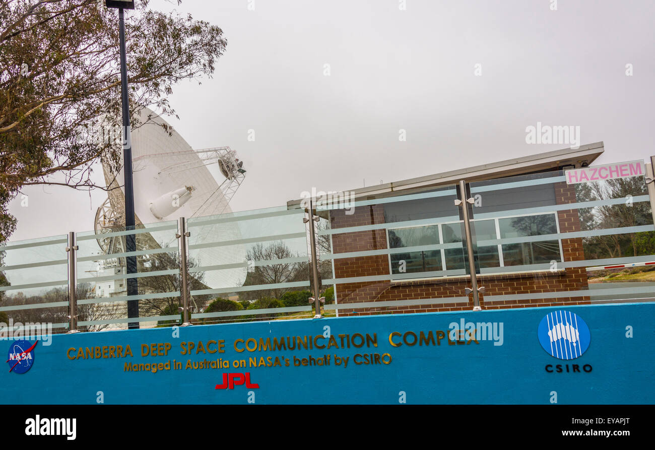 NASA and CSIRO deep space radar communication station Canberra ACT ...