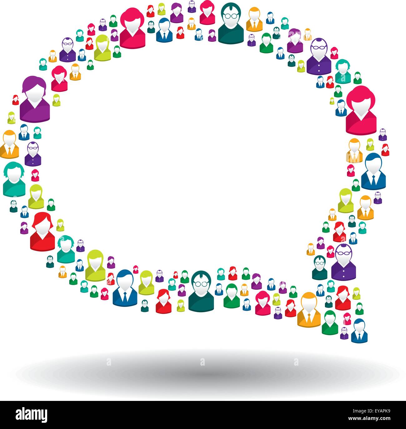 bubble of communication in illustration vector Stock Vector Image & Art ...