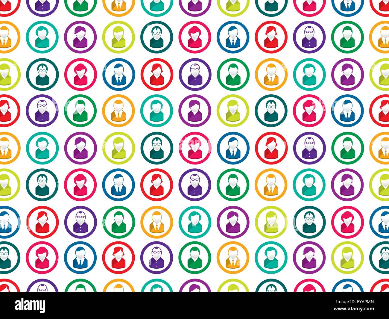 Crowd of people gathering symbol Stock Vector Images - Alamy